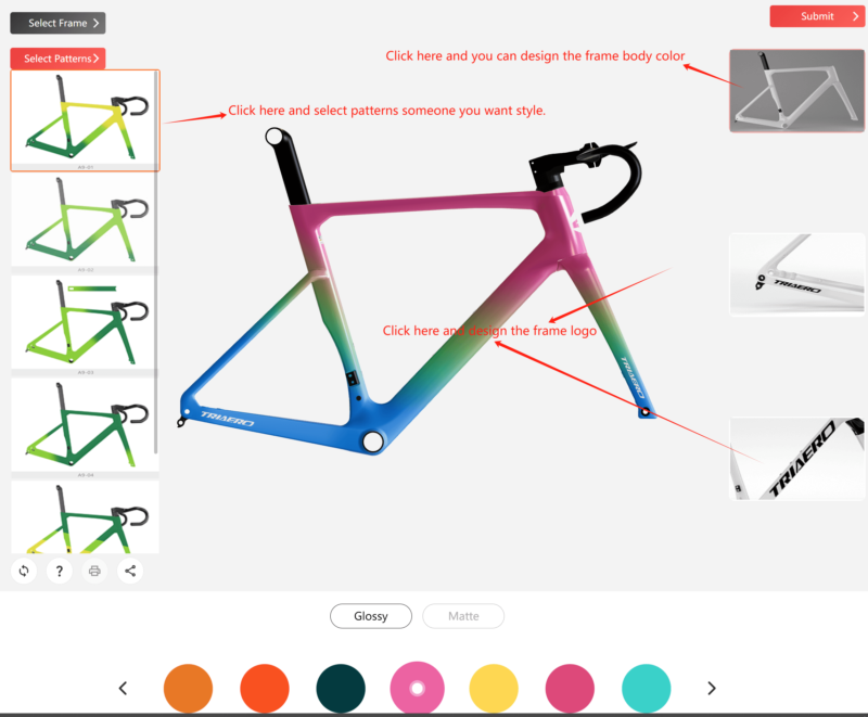 Carbon Bicycle Frame Painting | Custom Paint Bike Frame | ICAN